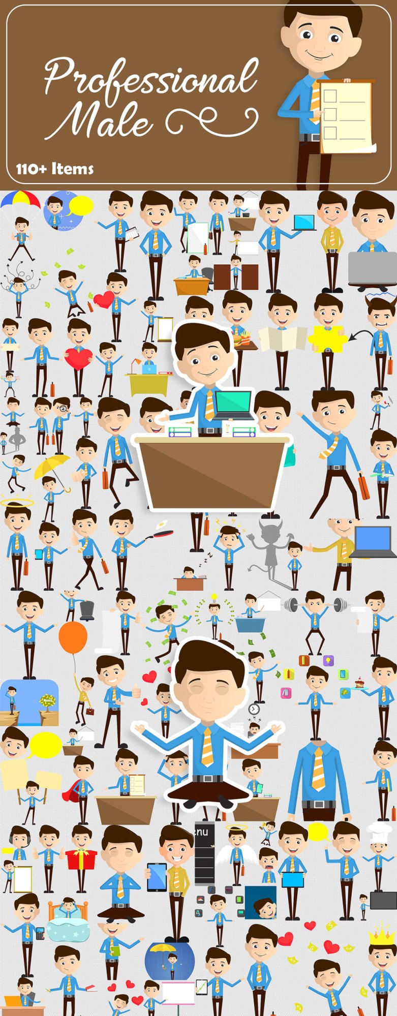 5000+ Flat Cartoon Character's Vectors and PNG - The Toon Company