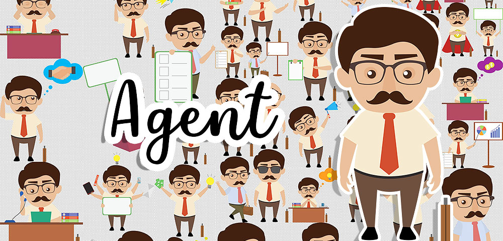 Agent Flat Cartoons - The Toon Company